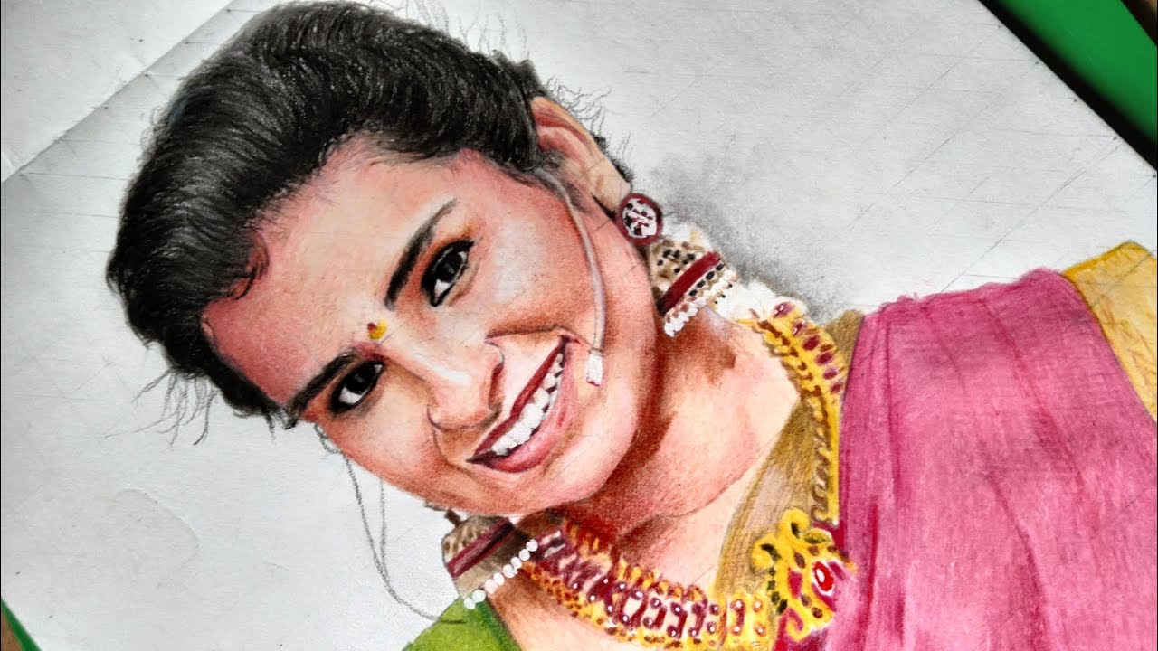 Sivaangi drawing cooku with comali cwc - YouTube