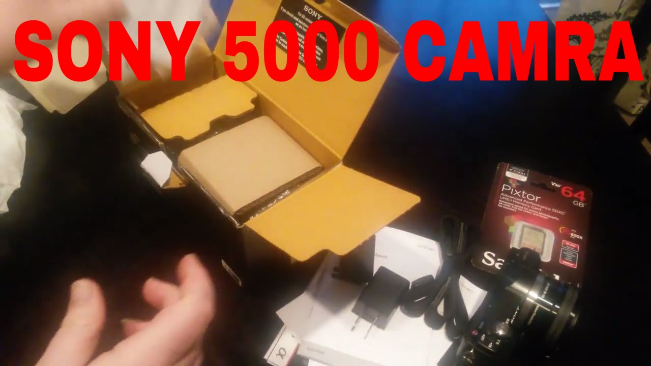 Sony 5000 Camera Unboxing - YouTube