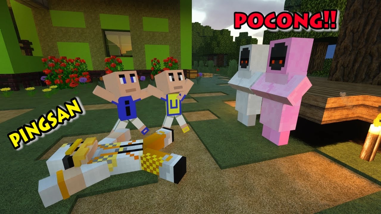 Pocong Pink Muncul Di Rumah Upin Ipin, BoBoiBoy Pingsan - Minecraft ...