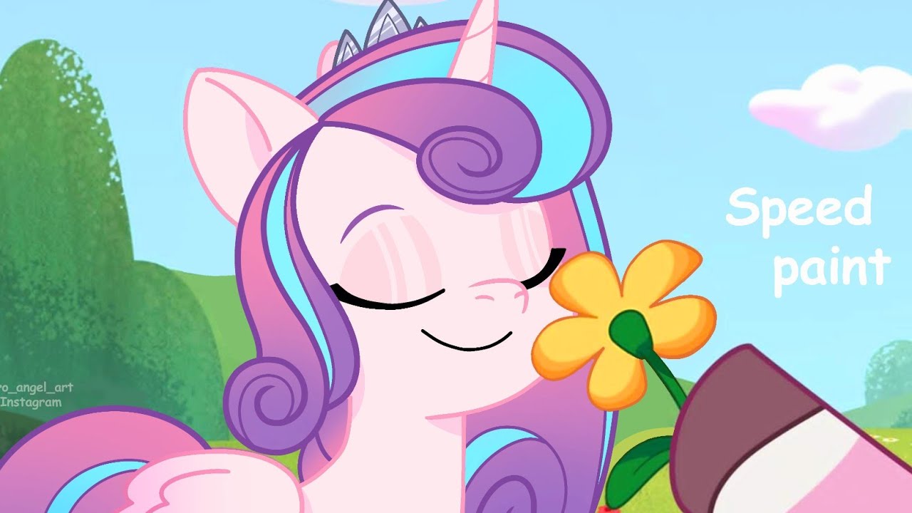 Flurry Heart in the style of Tell your tale || Mlp G4 || G5 || Speed ...
