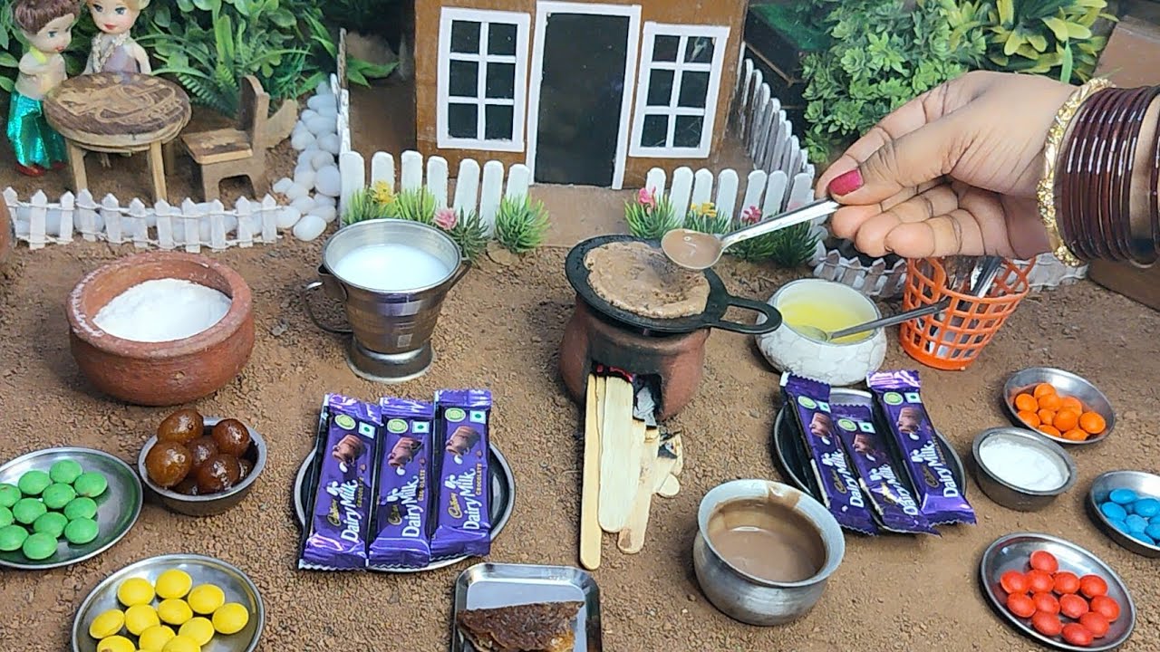 Miniature Chocolate Gulab Jamun Dosa Recipe | Dairy Milk Chocolate Dosa ...