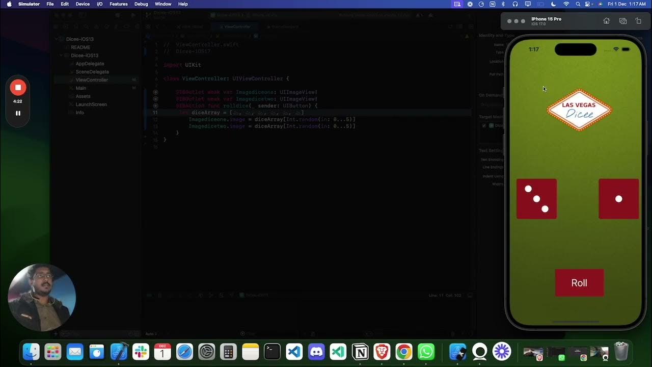 Dice Game | iOS Development | Swift - YouTube