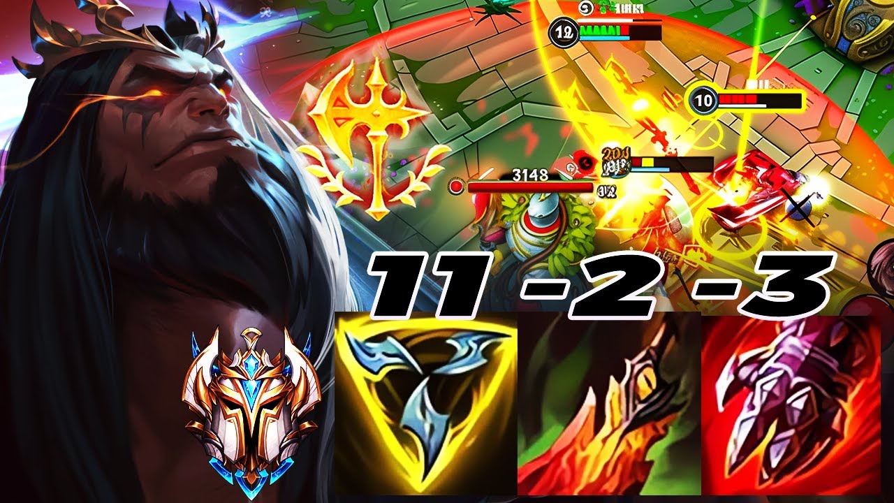 Wild Rift China Olaf Jungle - Broken Buff! 11Kill Trinity Force Max ...