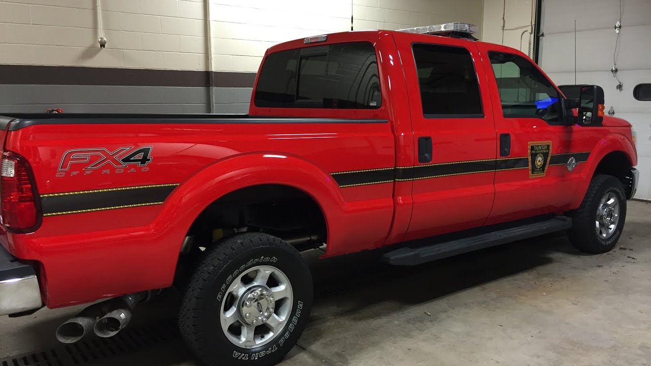 2016 F250 Crew Cab - Taunton Fire Department M1/Plow Truck - Whelen ...