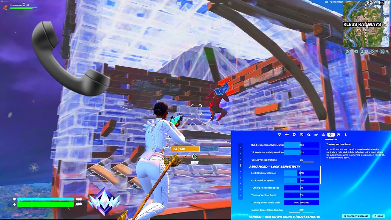 One Call 📞 (Fortnite Montage) + Best Controller Settings For AIMBOT ...
