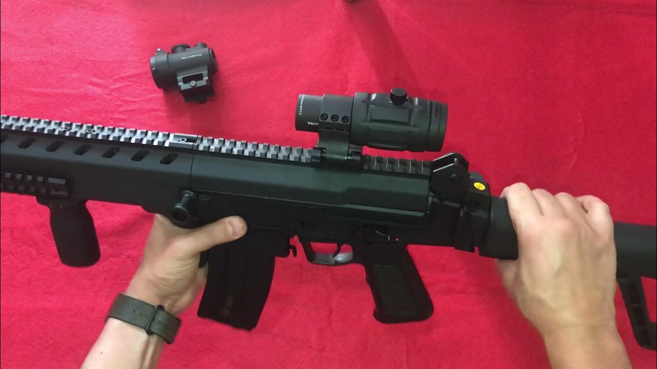 Acessórios tiro esportivo de carabina IMBEL IA2 5,56 - YouTube
