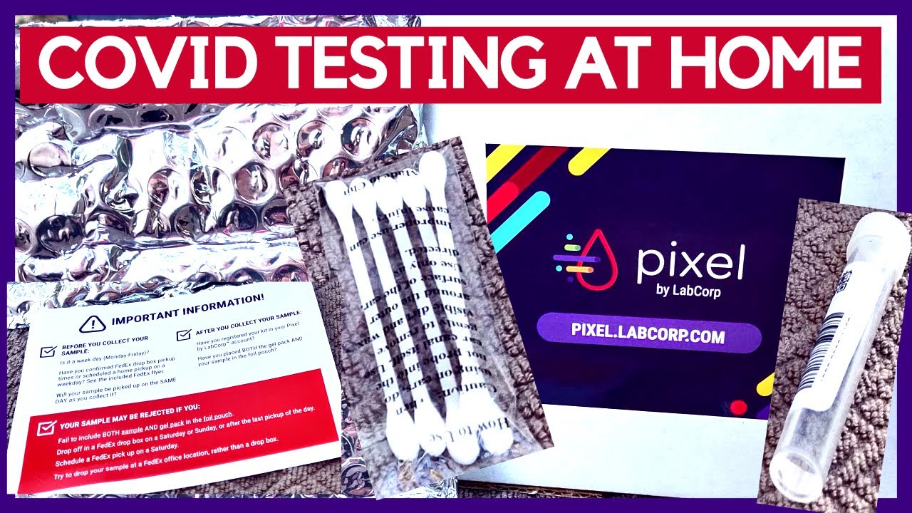 TAKING COVID-19 AT HOME TEST - YouTube