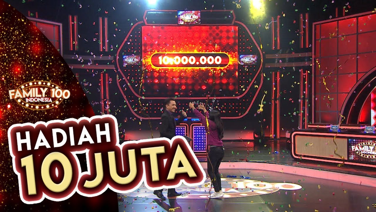 Live Round emang keren banget! Bisa bawa pulang 10 JUTA! - Family 100 ...