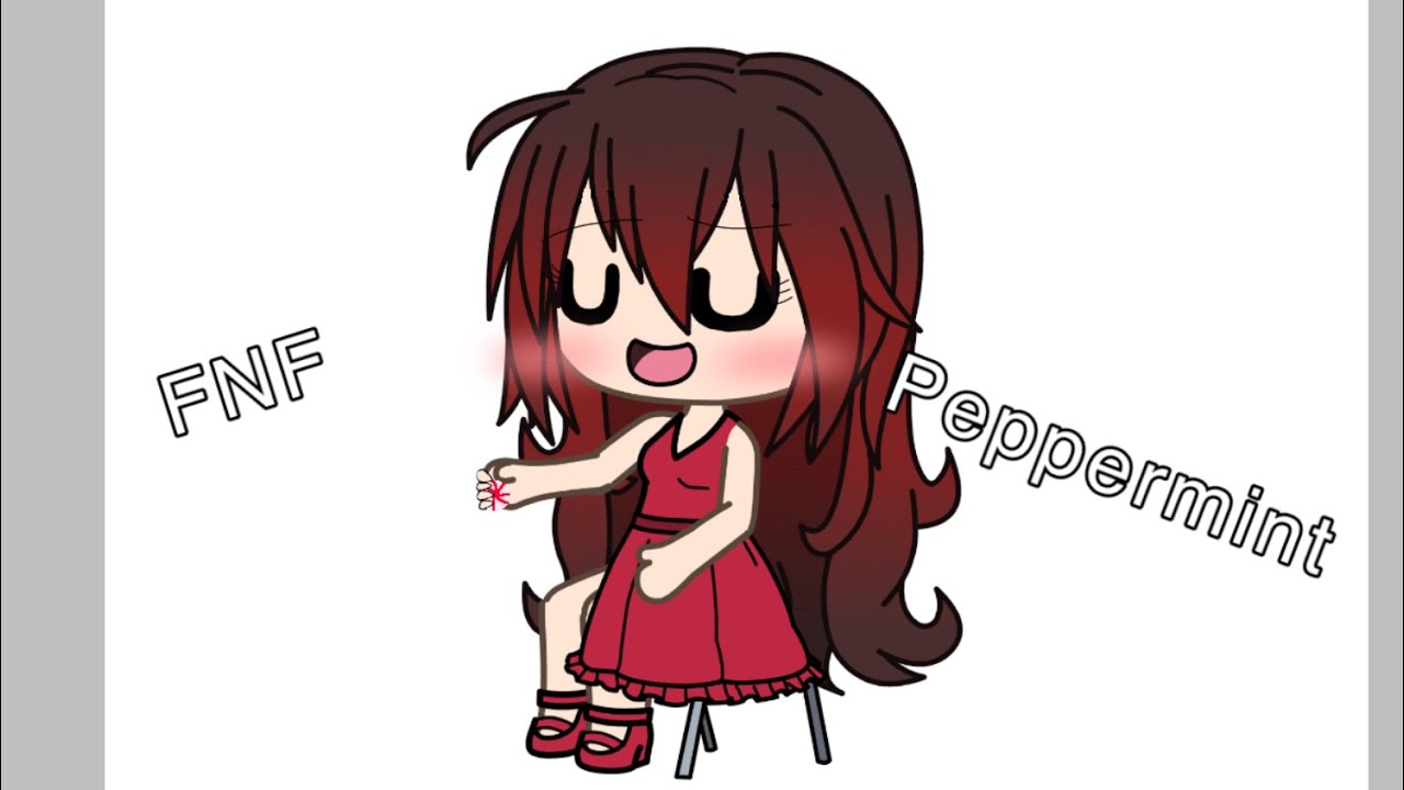 Peppermint Fnf Ft Keith Cherry Gacha Life Youtube