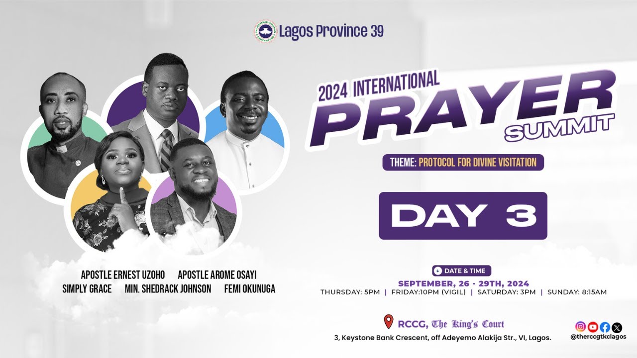 DAY 3 | INTERNATIONAL PRAYER SUMMIT 2024 | 28TH SEPTEMBER 2024 - YouTube