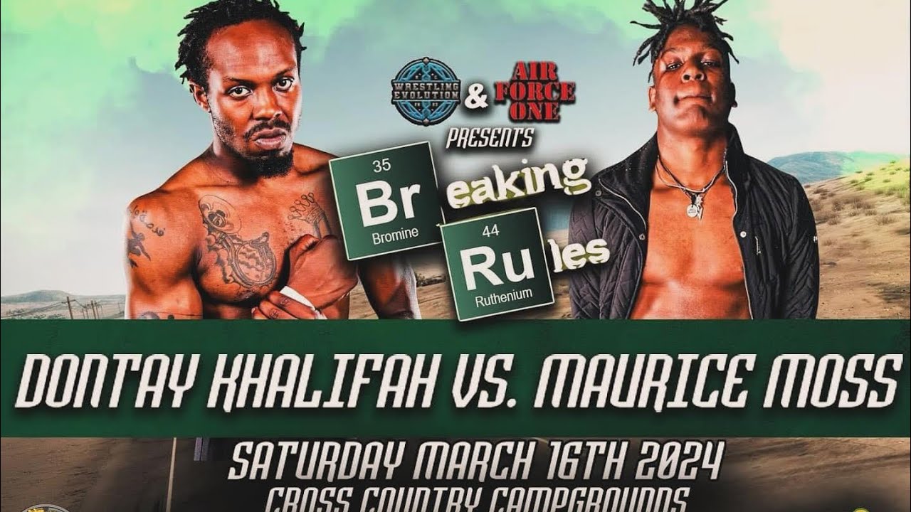 Dontay Khalifah vs. Maurice Moss w/ Andrew Diggs: Wrestling Evolution ...