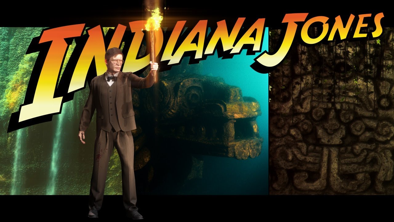 INDIANA JONES Animated Adventure | The Aztec Temple - YouTube