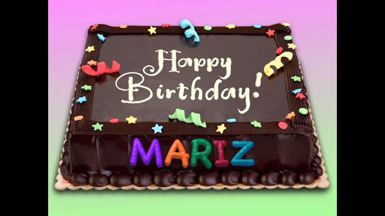 Happy Birthday, Mariz! - YouTube