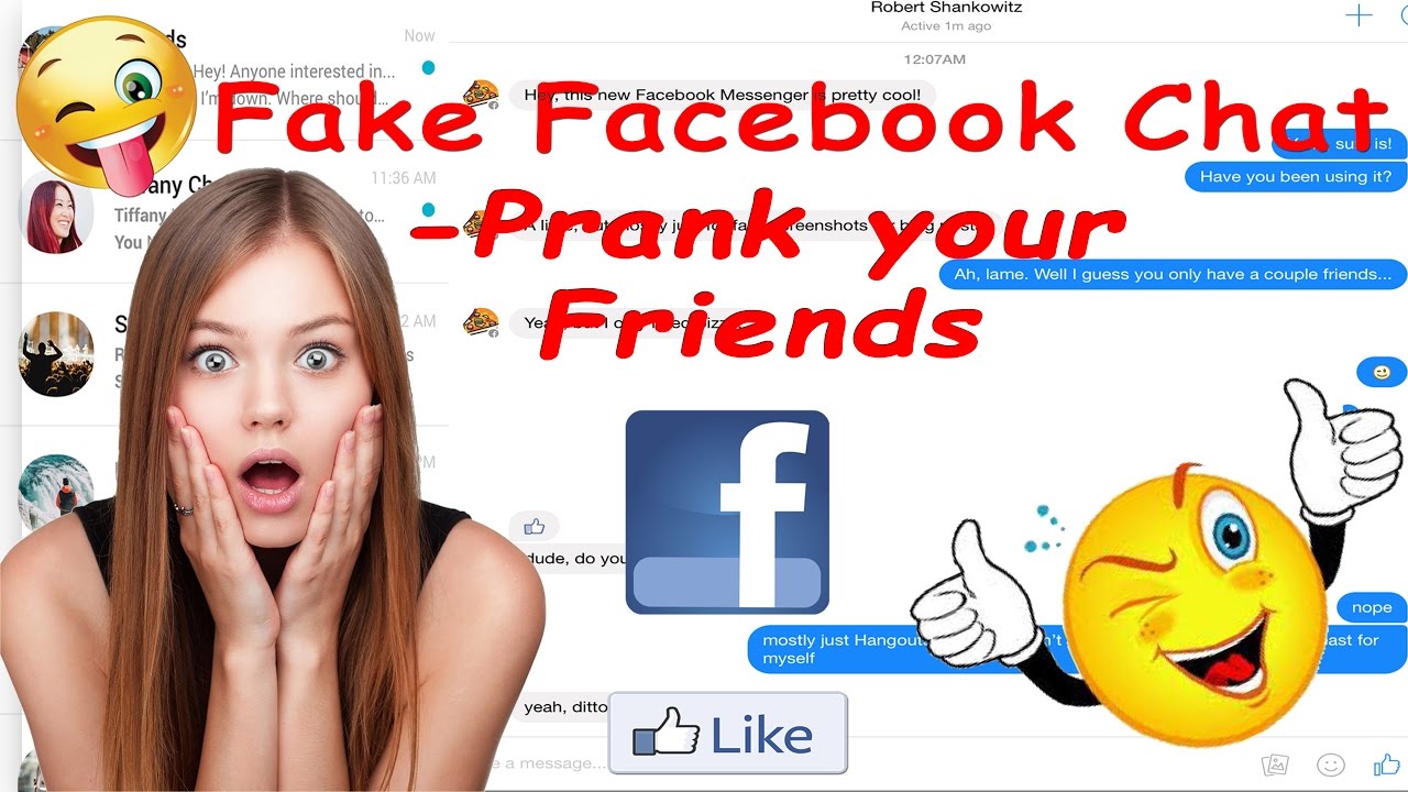 How to create a fake chat on Facebook | Prank your friends - YouTube