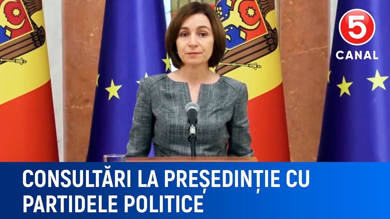 Consultări la președinție cu partidele politice - YouTube