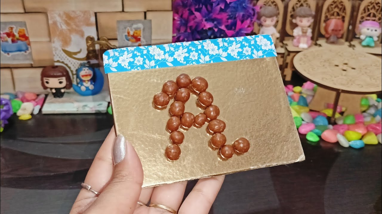 Chocolates se bana letter A | Unique Cheez |Comment for your Initial 😌 ...