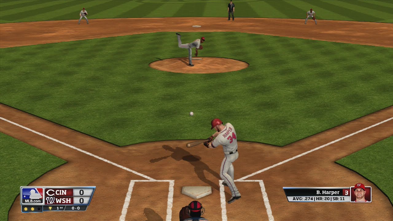 RBI Baseball 14: Postseason Mode - Washington Nationals vs Cincinnati ...