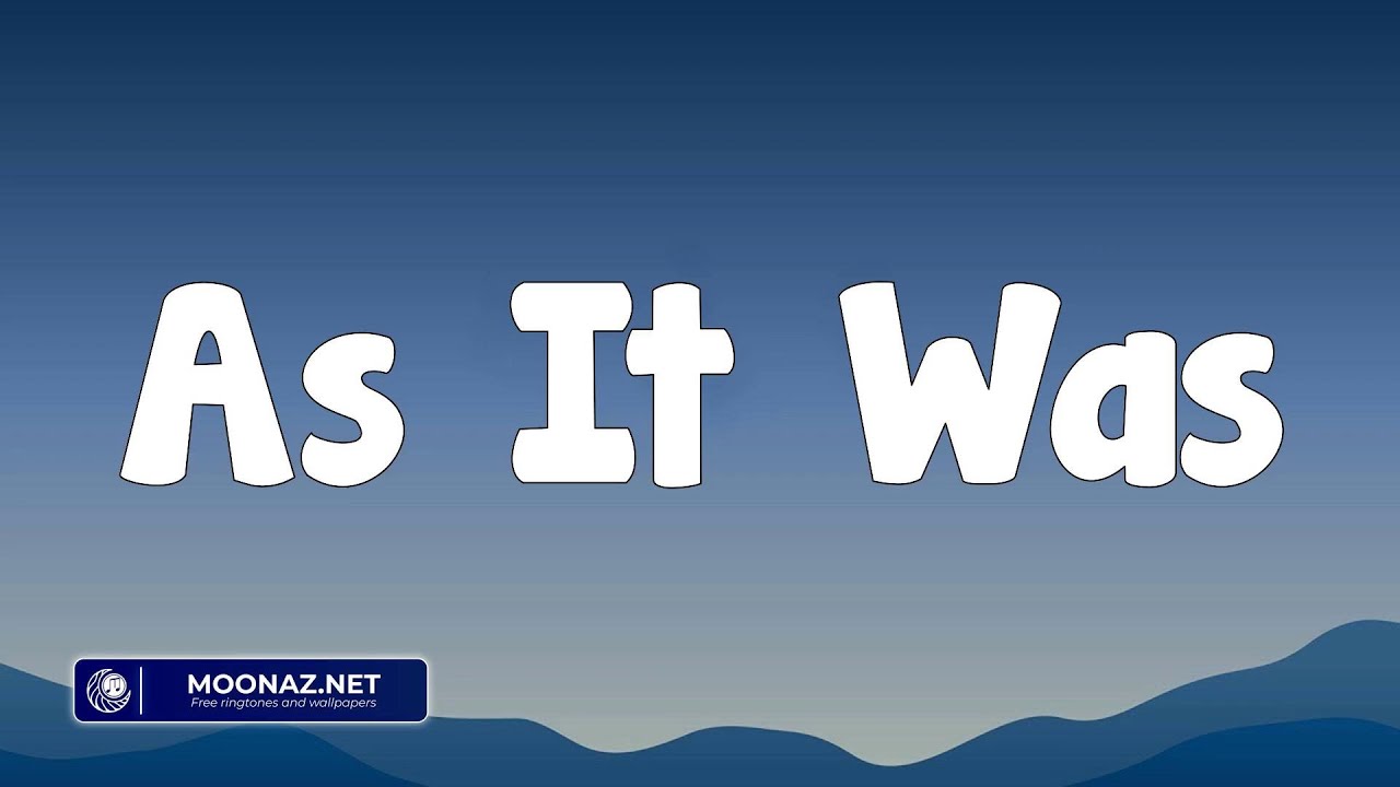 Harry Styles - As It Was (Lyrics) - YouTube