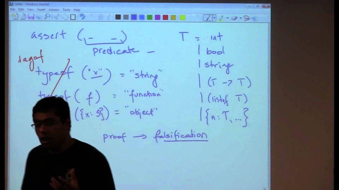 Programming Languages - Lecture 2012-11-12 - YouTube