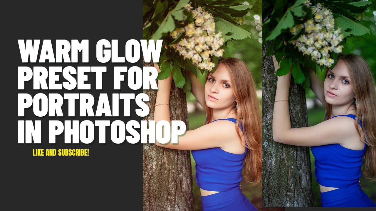How to Create a Warm Tone Preset for Portraits in Photoshop Camera Raw ...