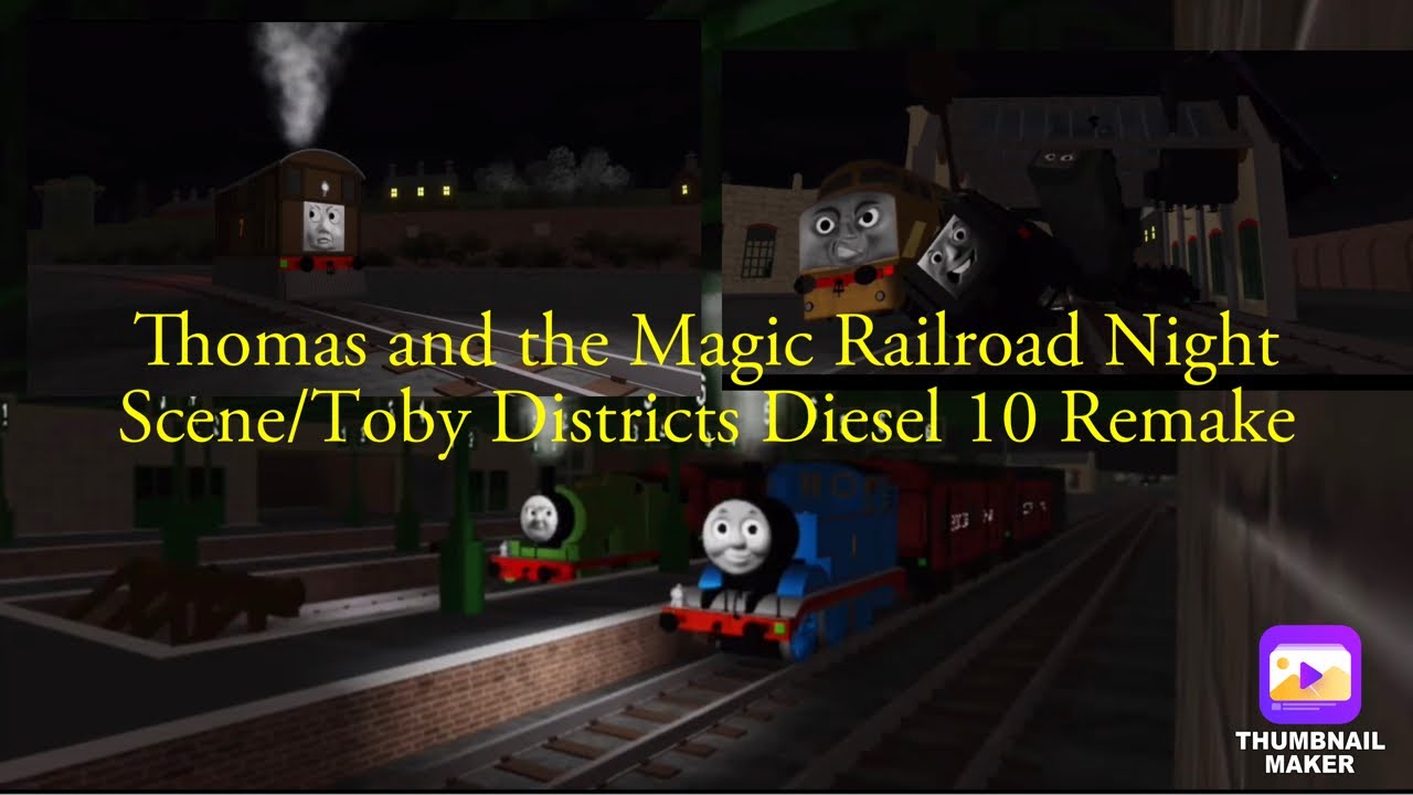 Thomas and the Magic Railroad Night Scene/Toby districts Diesel 10 ...