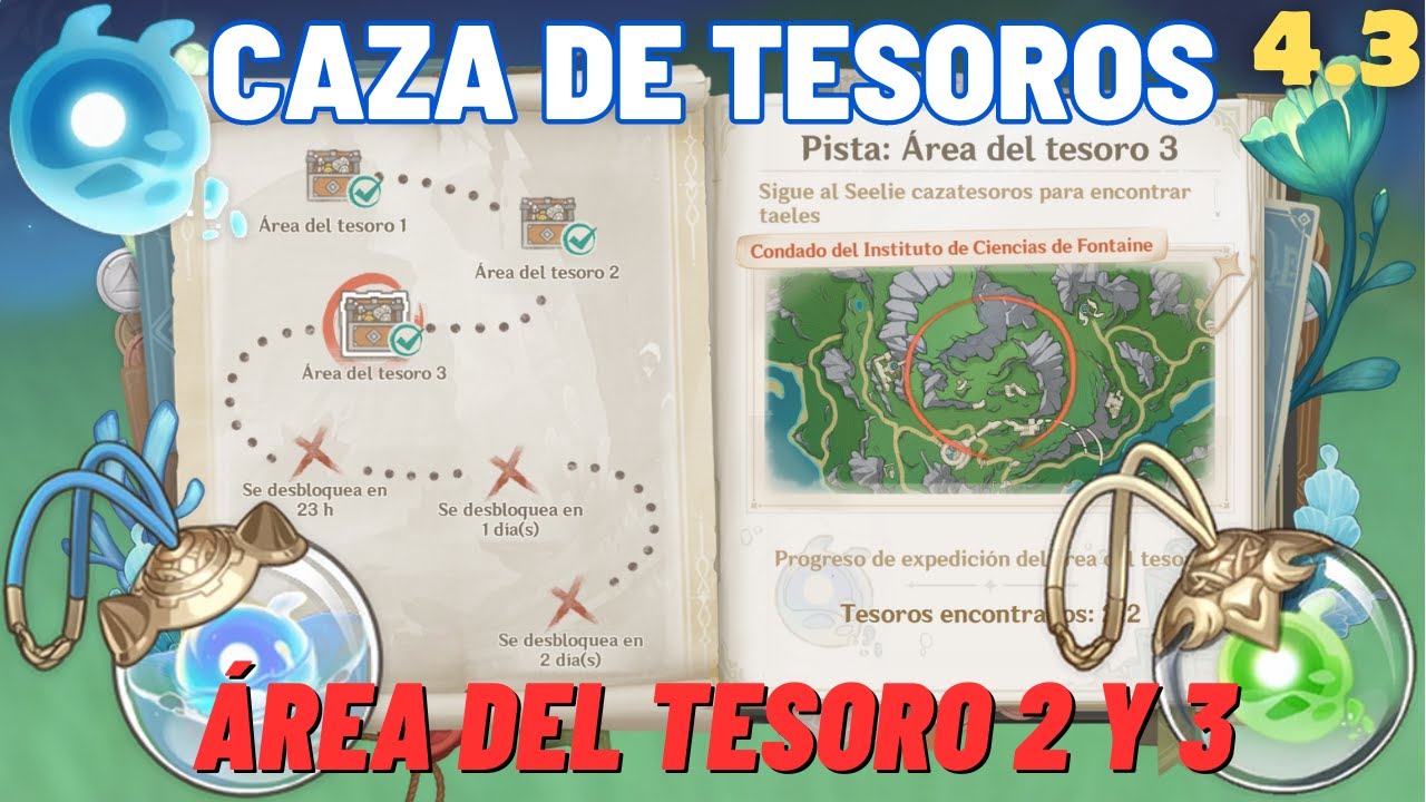 TESORO ACUÁTICO | EVENTO FONTAINE: CAZA DE TESOROS Área del Tesoro 2 y ...