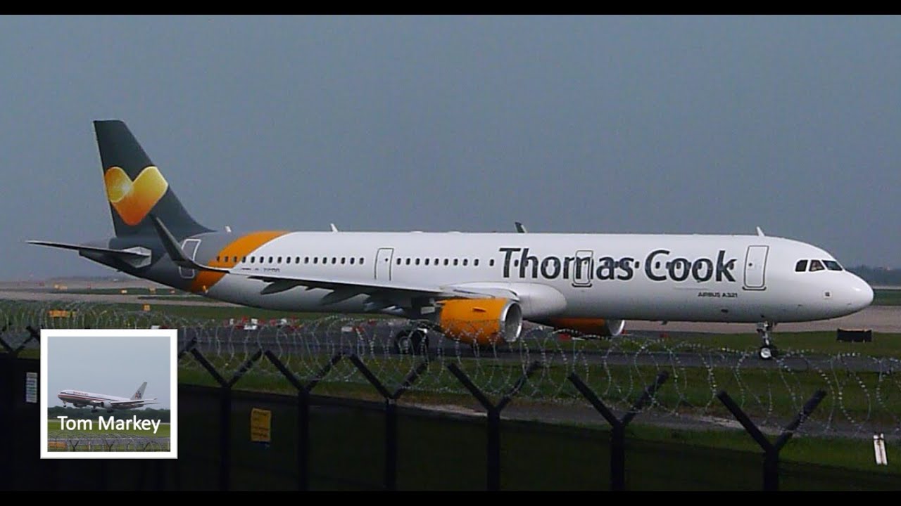 Thomas Cook New Sunny Heart Livery a321 SL at Manchester Airport 29th ...