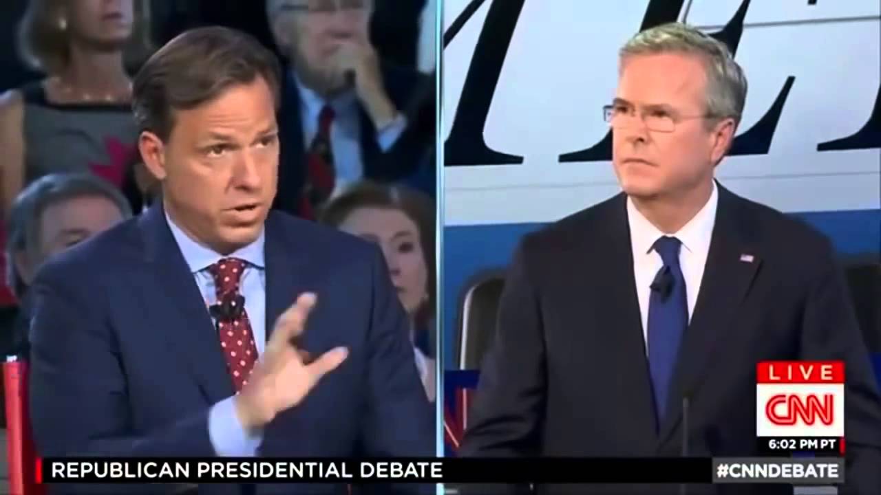 Donald Trump vs Jeb Bush - YouTube