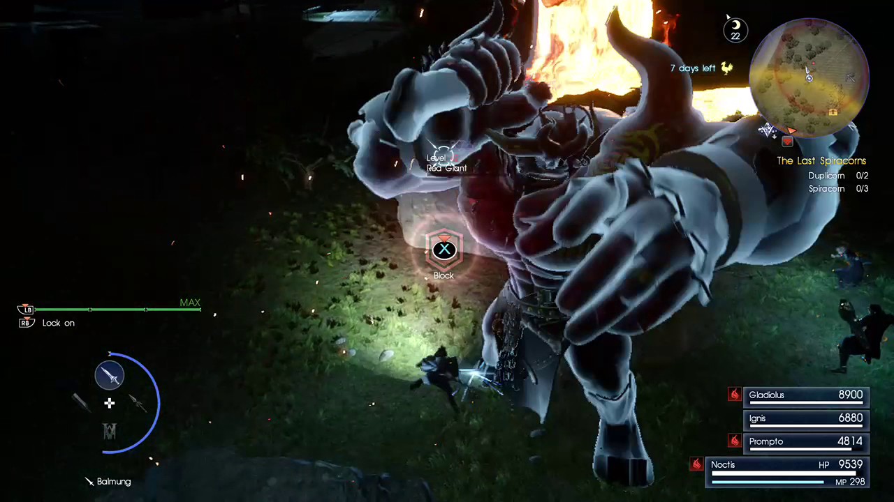 FINAL FANTASY XV A Pretty Awesome Parry by Noctis to Defeat this Red ...