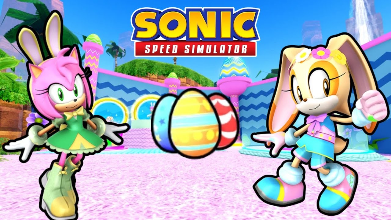 Easter Eggs! (Easter Cream + Easter Amy) In Sonic Speed Simulator ...