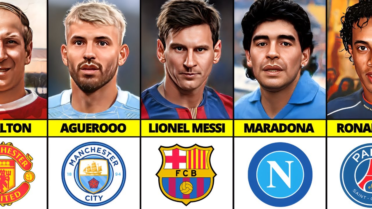 Football LEGENDS From Every CLUB In The World - YouTube