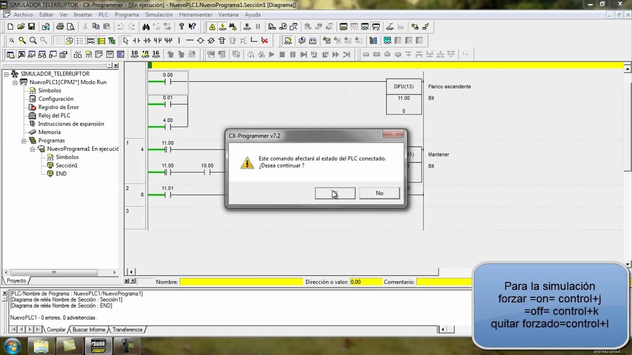 CX PROGRAMER- CX SUPERVISOR.- TELERRUPTOR 3 - YouTube