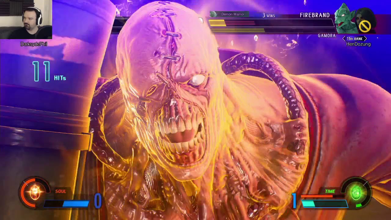 MvC Infinite: Week 2 Online Play pt21 - vs. Firebrand/Gamora - YouTube