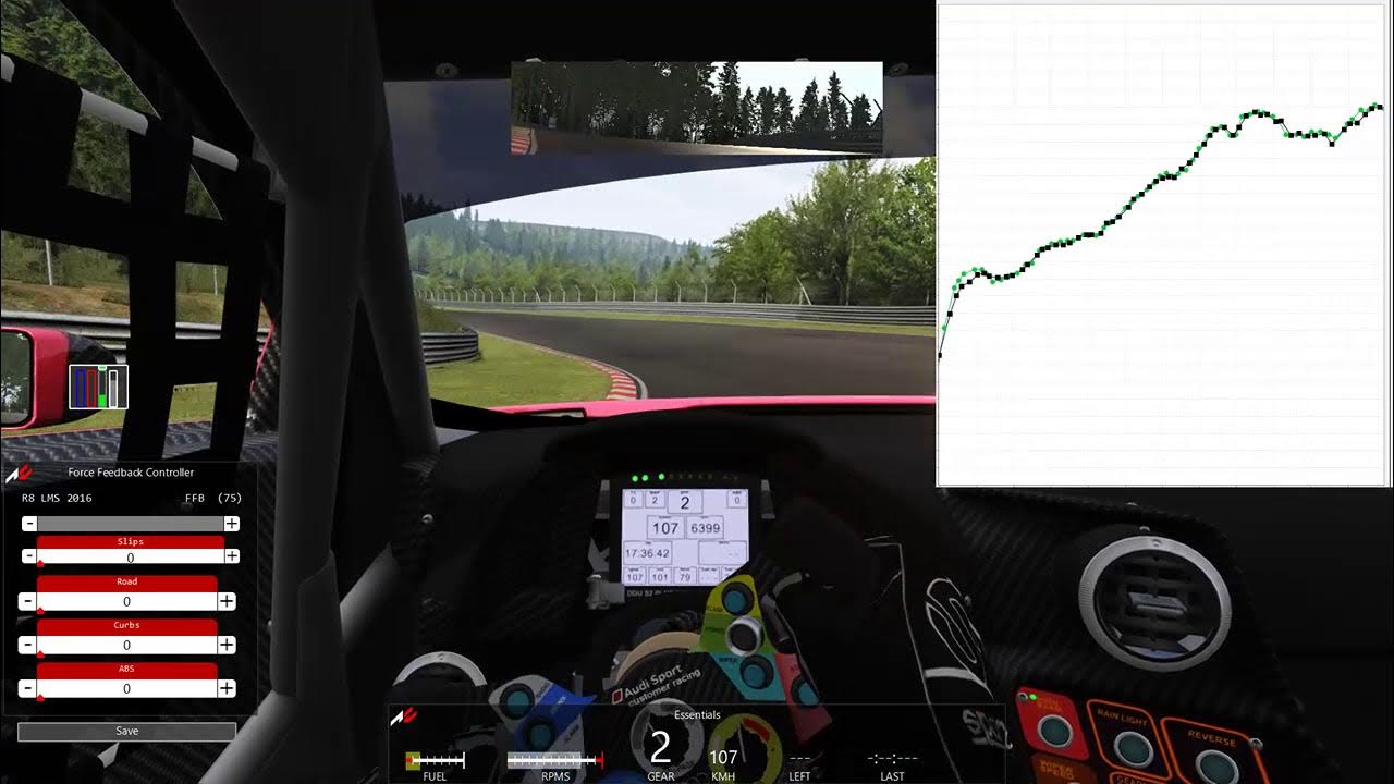 Mmos ffb visualization with Large Mige Servo - Low Filters - YouTube