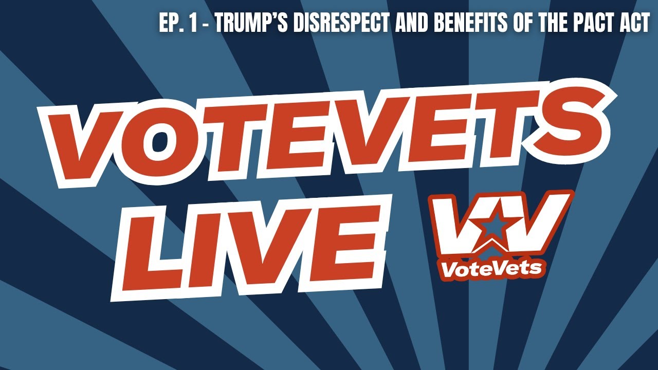 VOTEVETS LIVE - EP. 1 - Trump's Disrespect For Those Who Serve And ...