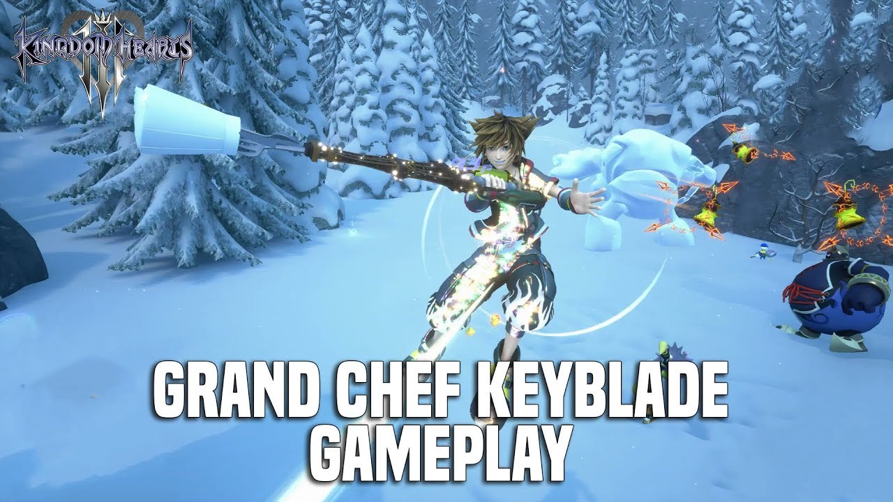 Kingdom Hearts 3 - SECRET KEYBLADE "GRAND CHEF" GAMEPLAY (5 Star ...