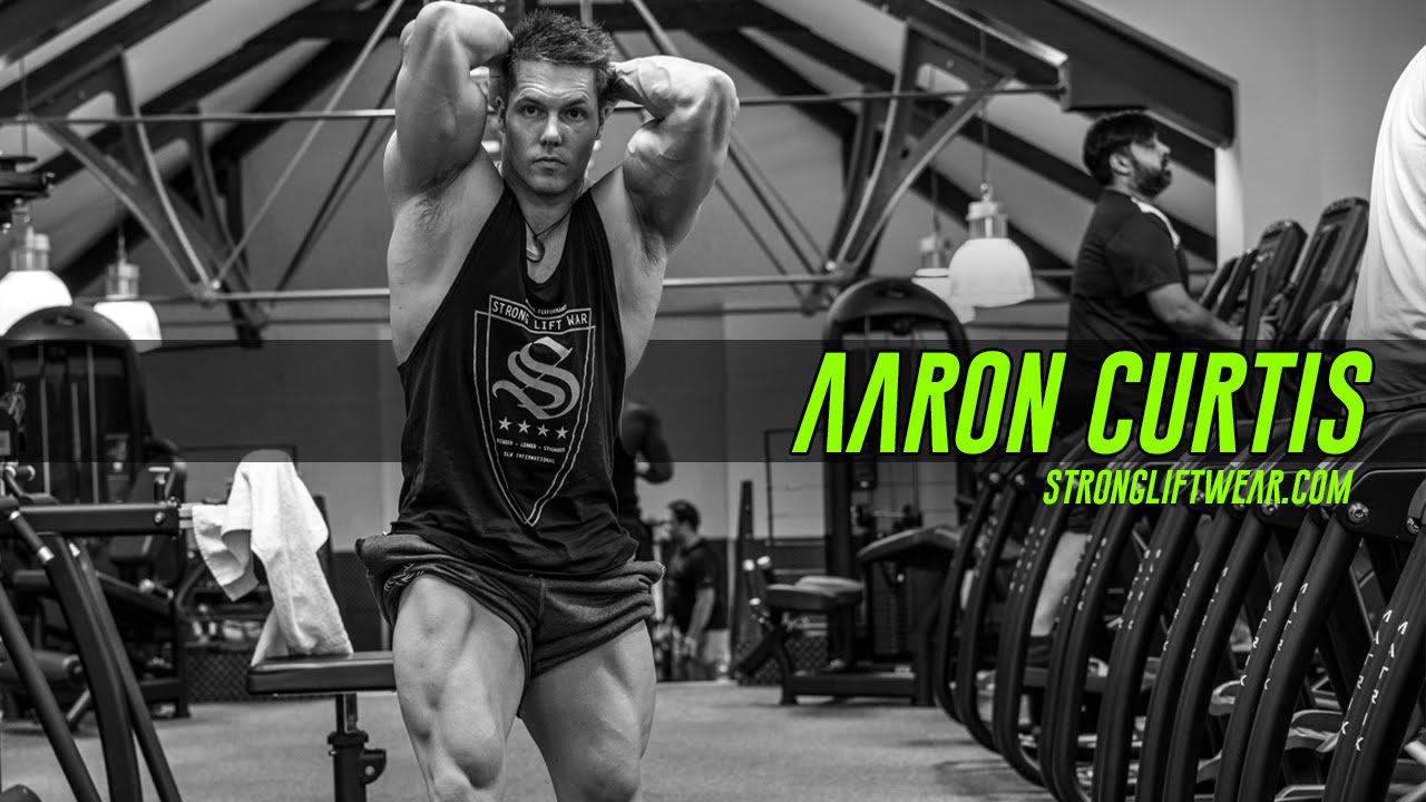 Natural Bodybuilder Aaron Curtis - Chest and Shoulders in London - YouTube
