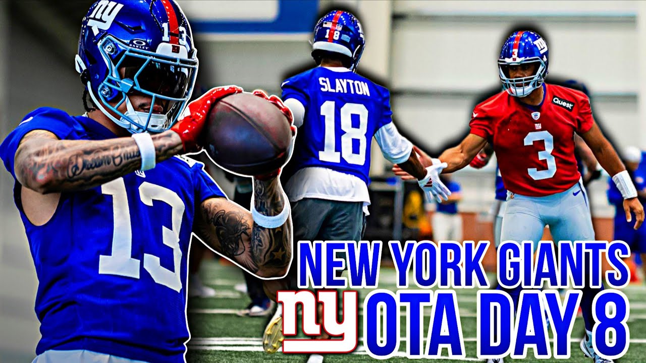This EXPLOSIVE Player is ready to BREAK OUT! | NY Giants OTA Day 8 ...