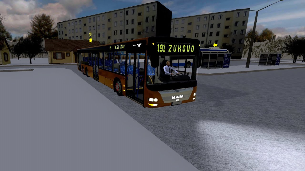 PBSU - MAN Lion's City L LE A26 6x2 Diesel (mapa Podmiejska on Snow 🌨 ...