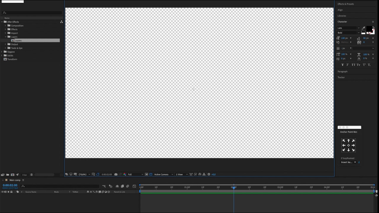 after effect solid layer #5 - YouTube