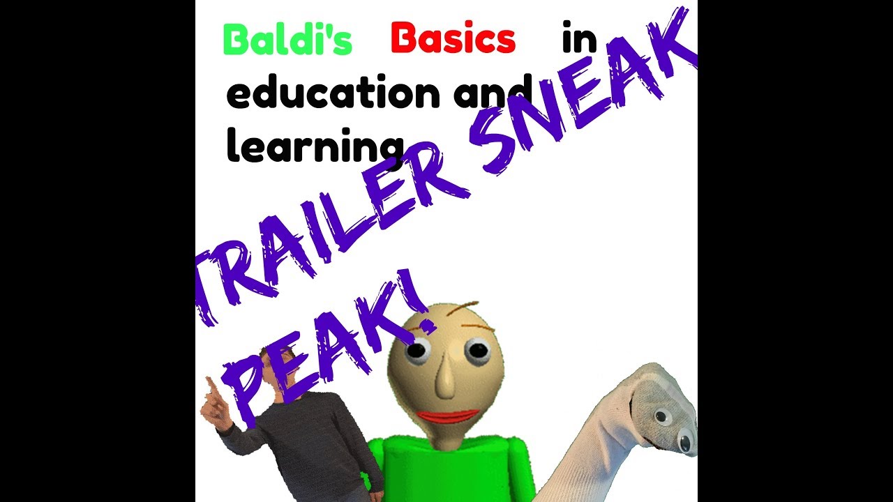 (desc) Baldi's basics roblox sneak peak trailer - YouTube