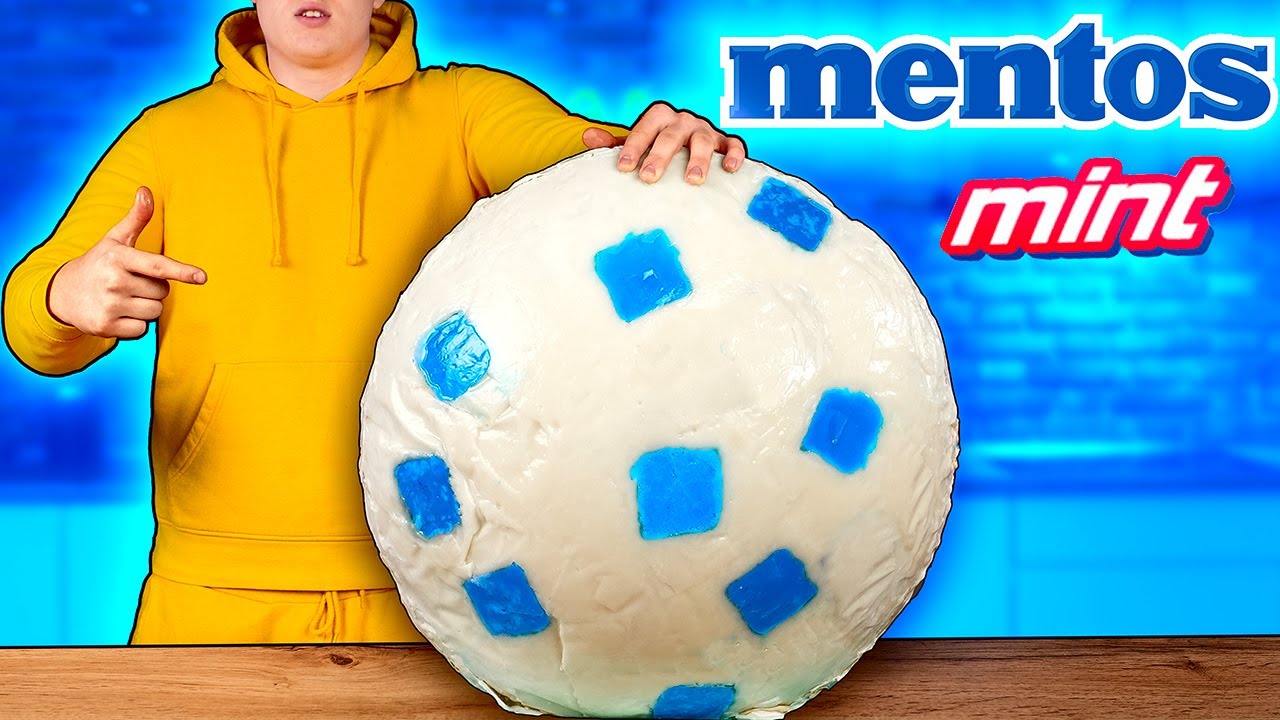 I Made A Giant 154-Pound Mentos - YouTube
