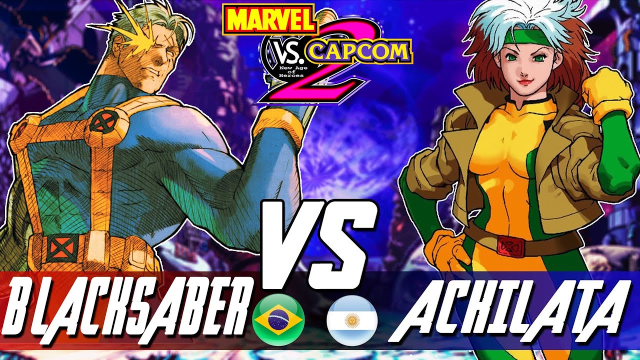 Marvel Vs Capcom 2:🔥BLACK SABER Vs ACHILATA POWER🔥| High Level Gameplay ...
