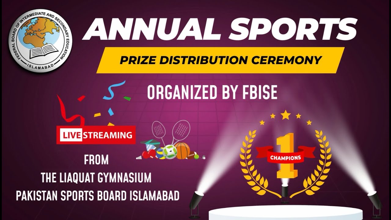 Annual Sports Prize Distribution Ceremony - YouTube