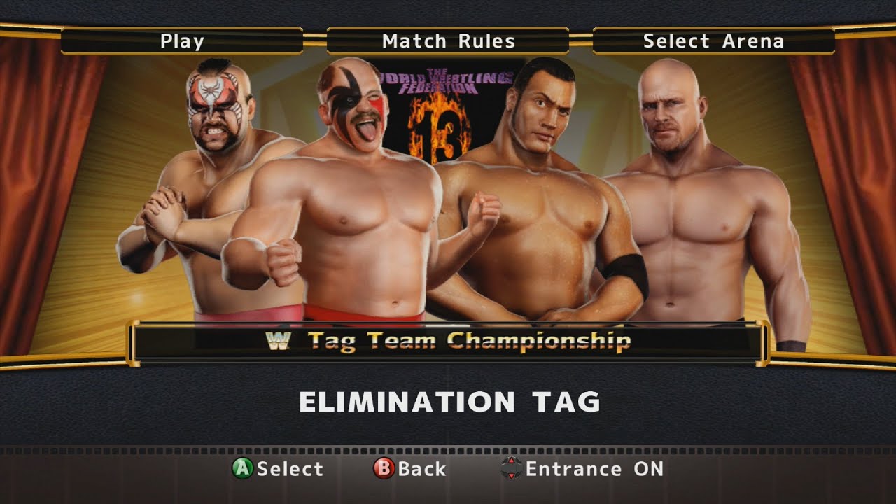 WWE LEGENDS OF WRESTLEMANIA - WWE TAG TEAM CHAMPIONSHIP | ELIMINATION ...