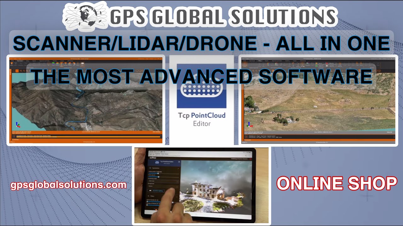 APLITOP - TCP POINT CLOUD EDITOR - ALL in ONE THE MOST ADVANCED SOFTWARE - LIDAR/SLAM/DRONE ...