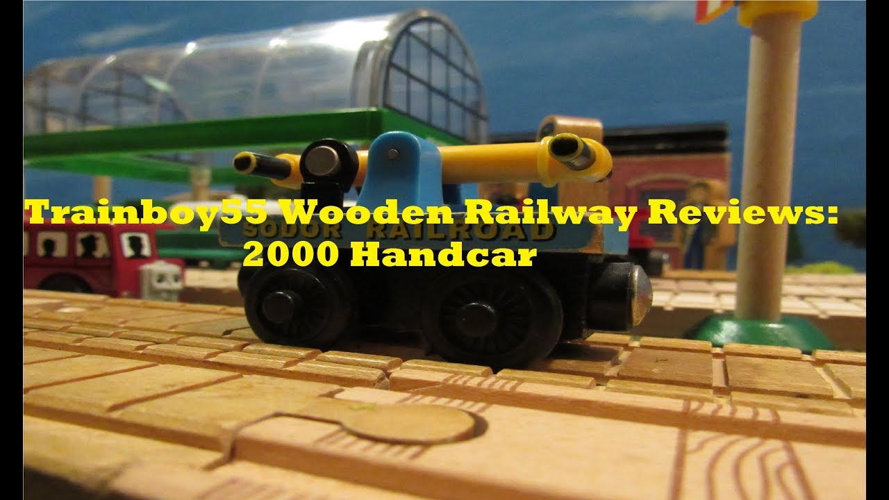 Trainboy55 Wooden Railway Reviews: 2000 Handcar - YouTube