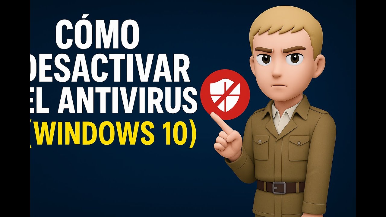 Como desactivar el antivirus de windows 10 (video informativo) - YouTube