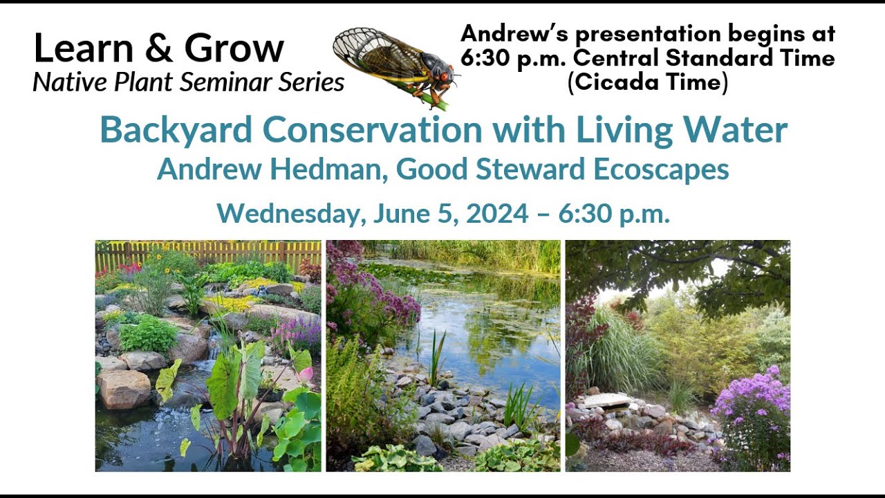 Learn & Grow Seminar: Backyard Conservation with Living Water - YouTube
