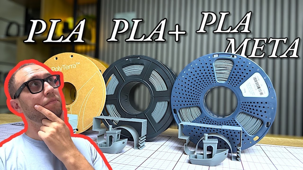 PLA vs PLA PLUS vs PLA META - Quale acquistare? - YouTube